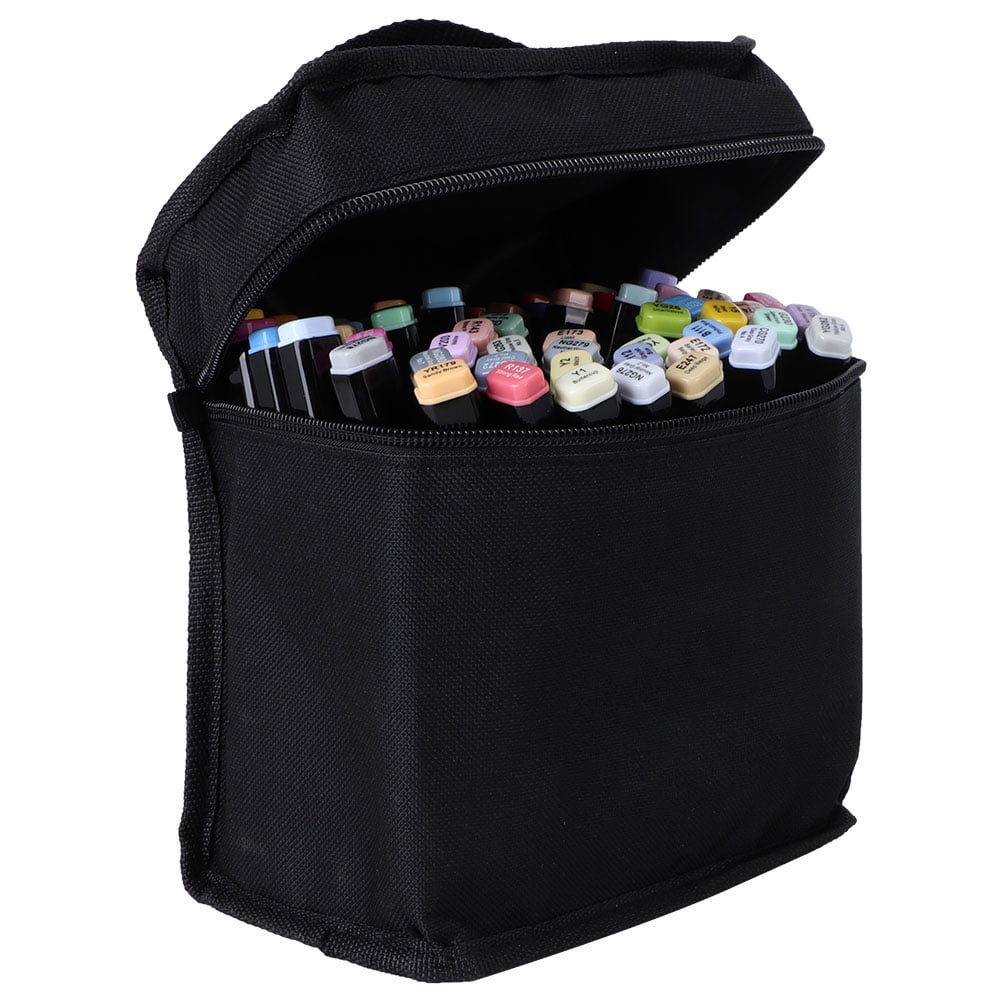 60 Colors Alcohol Oily Double Head Art Marker Pen Sketch Drawing Brush ...