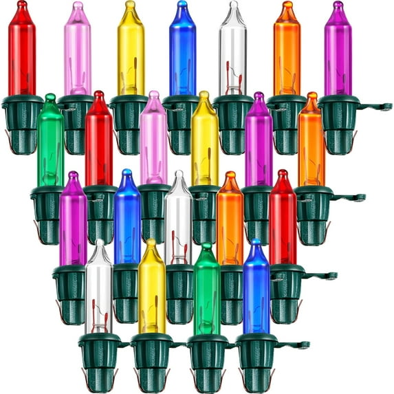 60 Count Christmas Tree Replacement Light Bulbs 2.5v 0.425 Watt ...