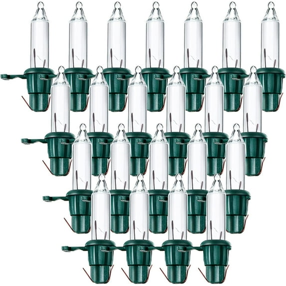60 Count Christmas Tree Replacement Light Bulbs 2.5v 0.425 Watt ...