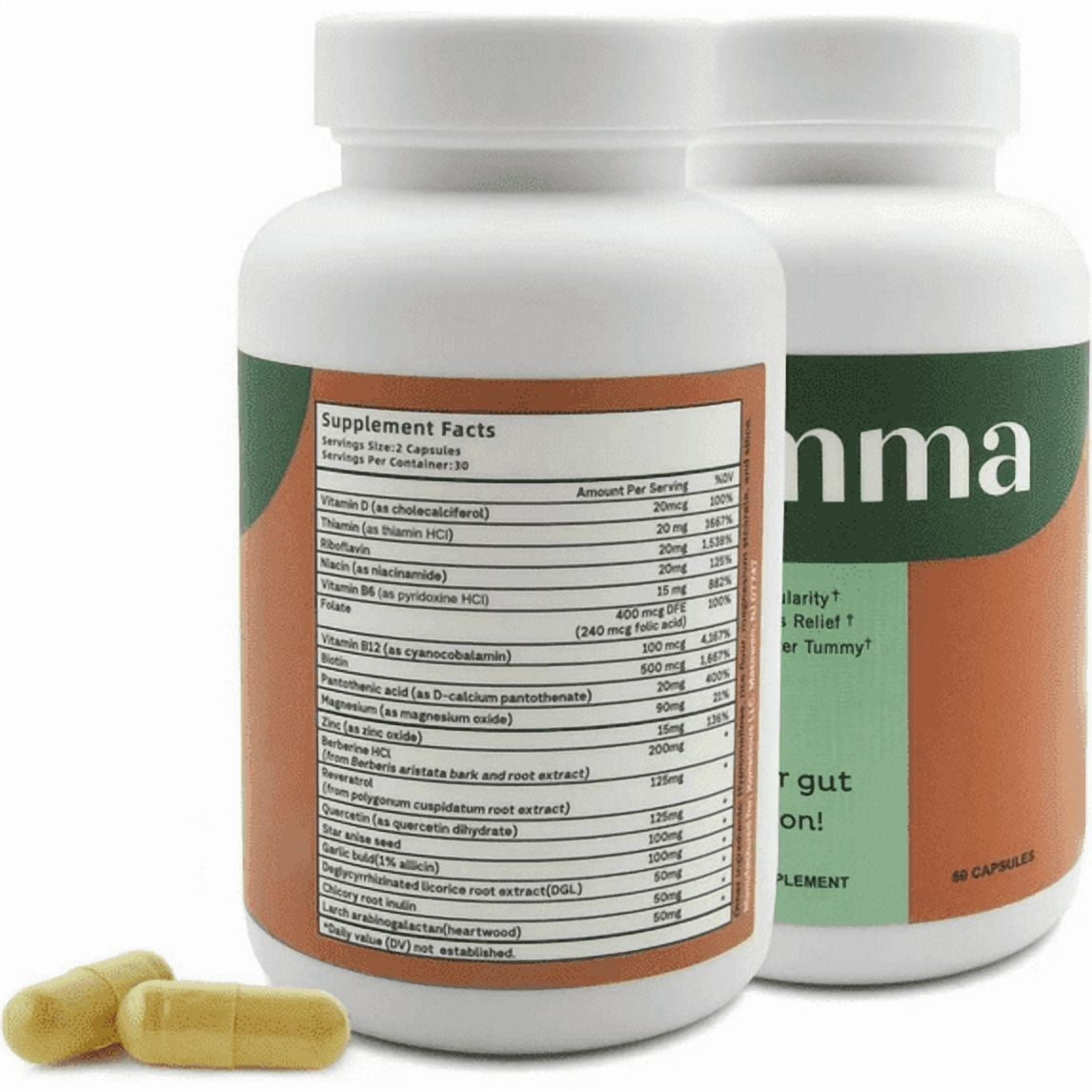 60-Count Emma Daily Support: Bloating Relief & Regular Bowels - Walmart.com