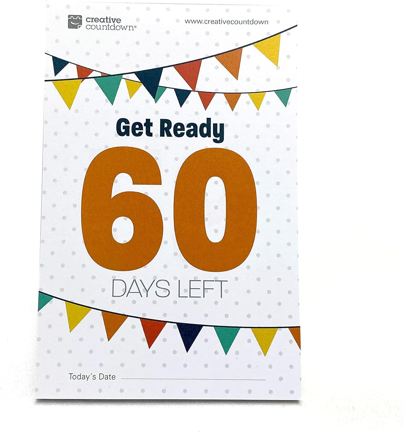 60-Day Event, Goal & Special Occasion Tear Away Count Down Calendar - 5 ...