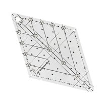 Creative Grids 60 Degree Diamond Ruler - CGR60DIA - Walmart.com