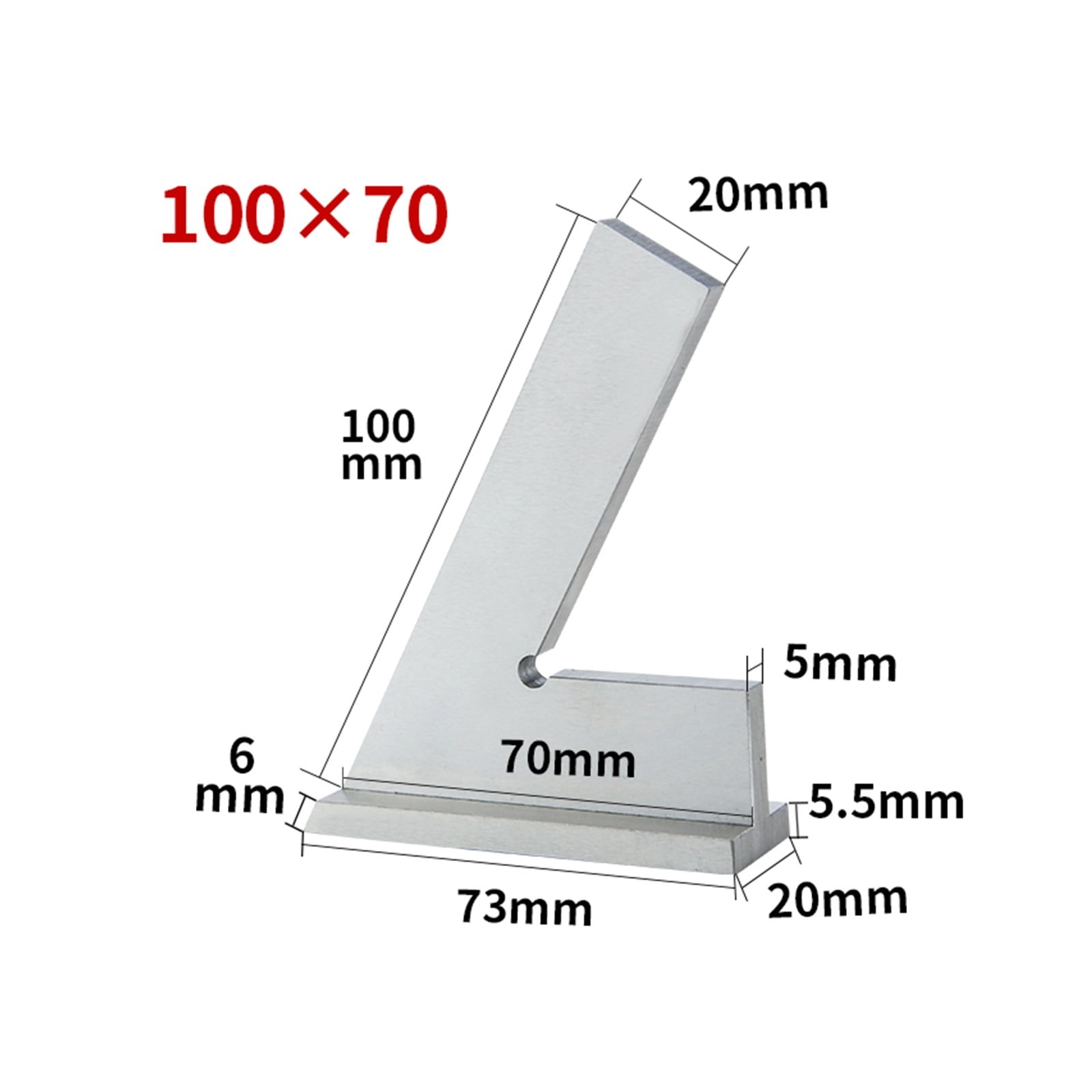 60 Degree Flat Edge Square Ruler Carpenter Tools For Woodworker Set ...