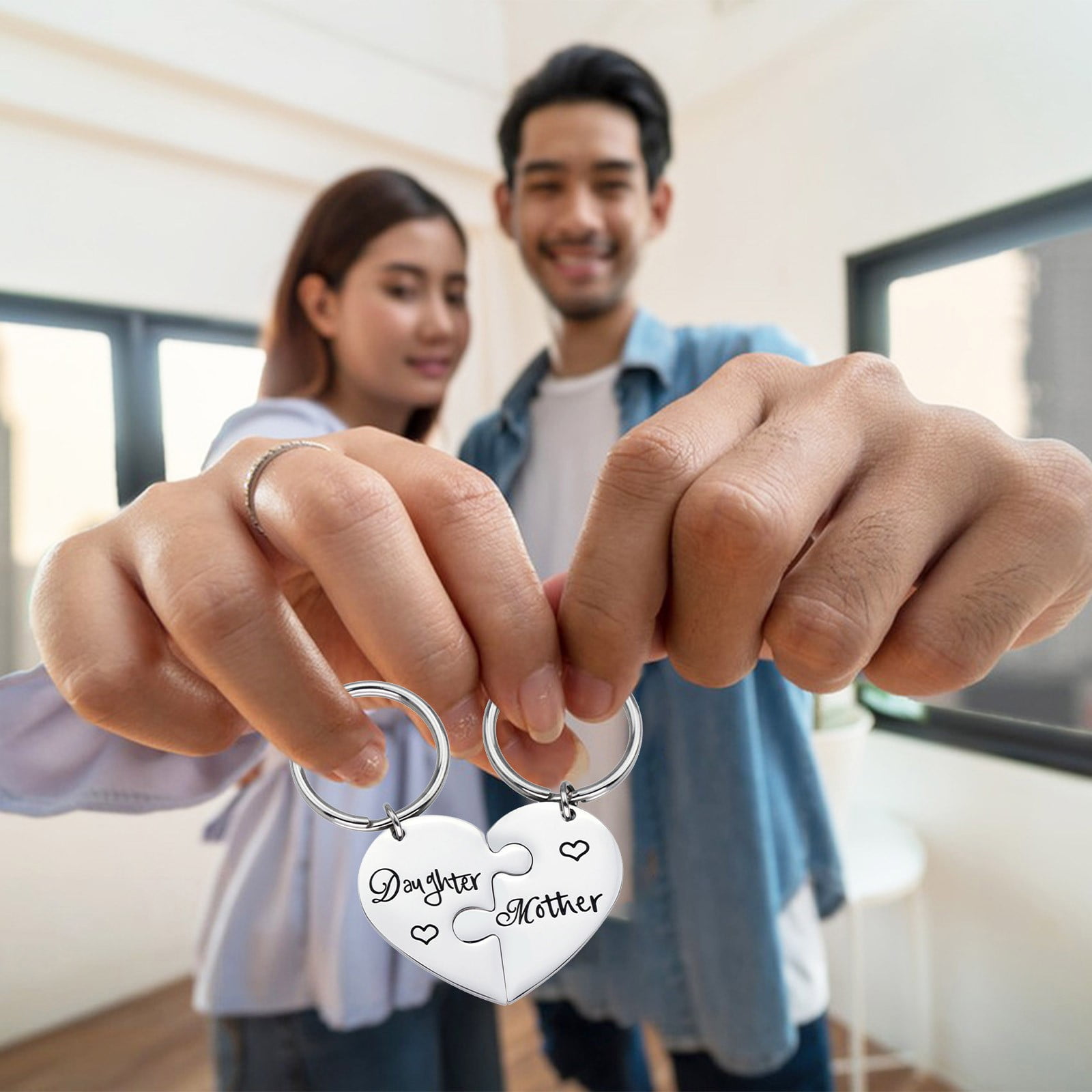 60% Discount Promotional Items: Jigsaw Puzzle Keychain Daughter And ...