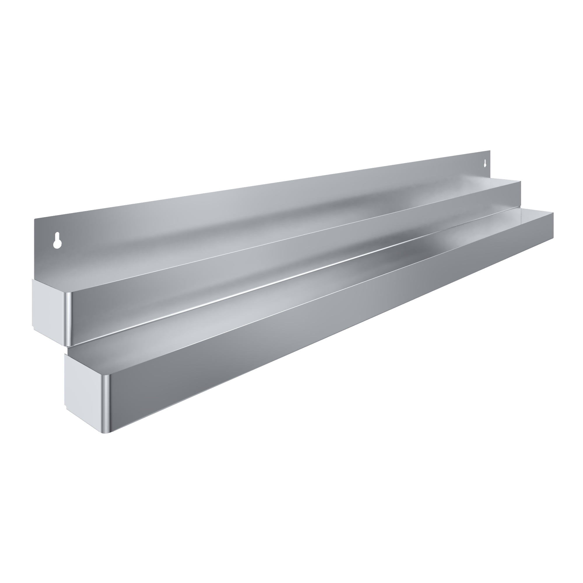60″ Double Tier Stainless Steel Speed Rail Rack, NSF - Walmart.com