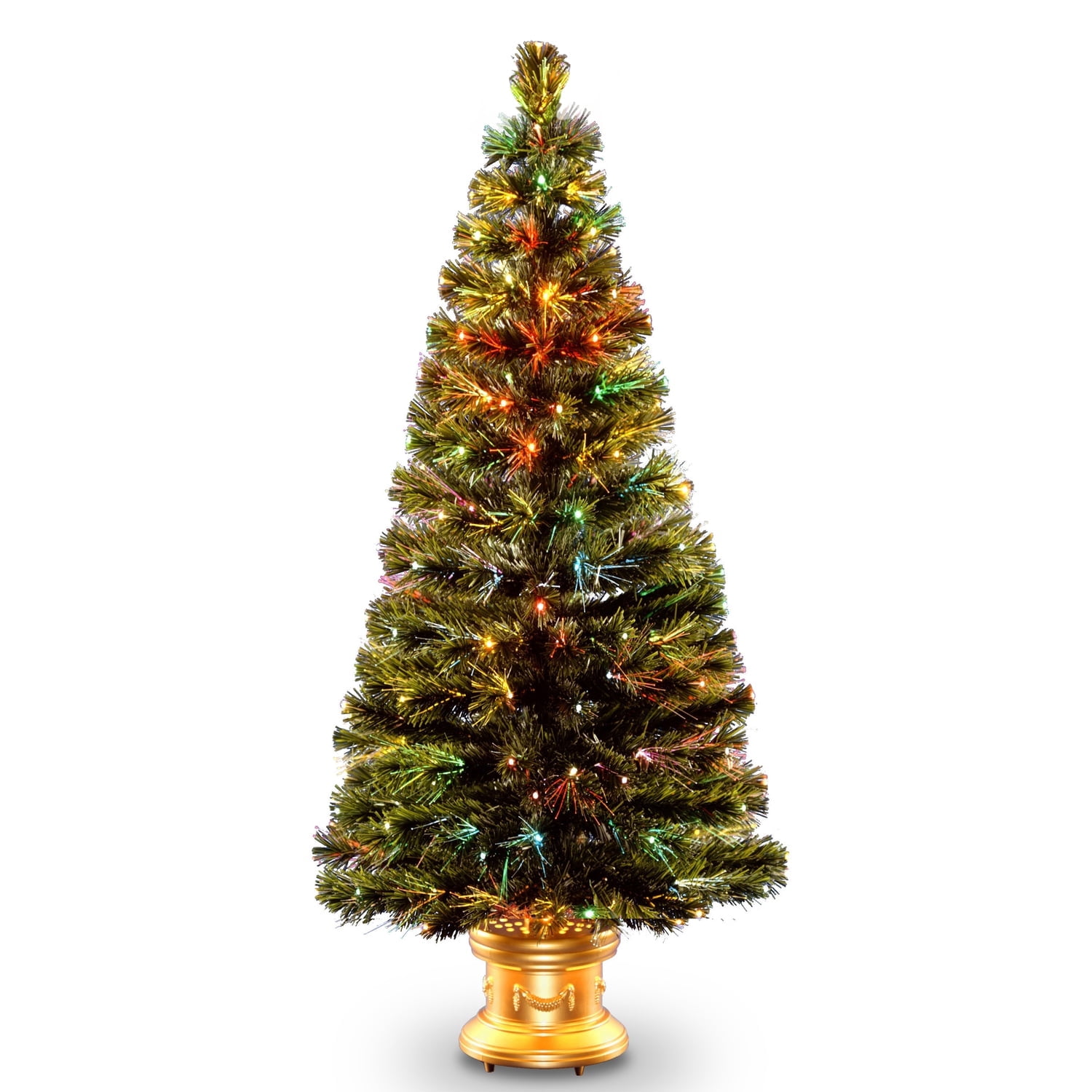 National Tree Company 5 ft. Fiber Optic Radiance Fireworks Tree ...