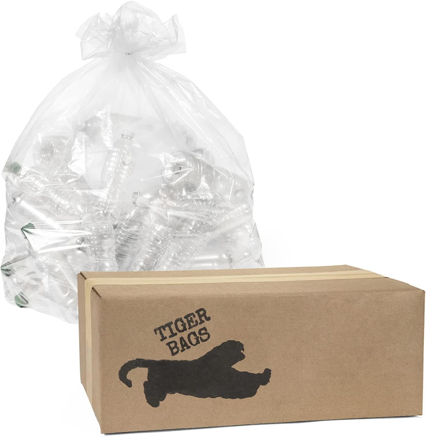 60 Gallon Large Extra Heavy Duty Recycling Trash Can Liners | 2.5 Mil ...