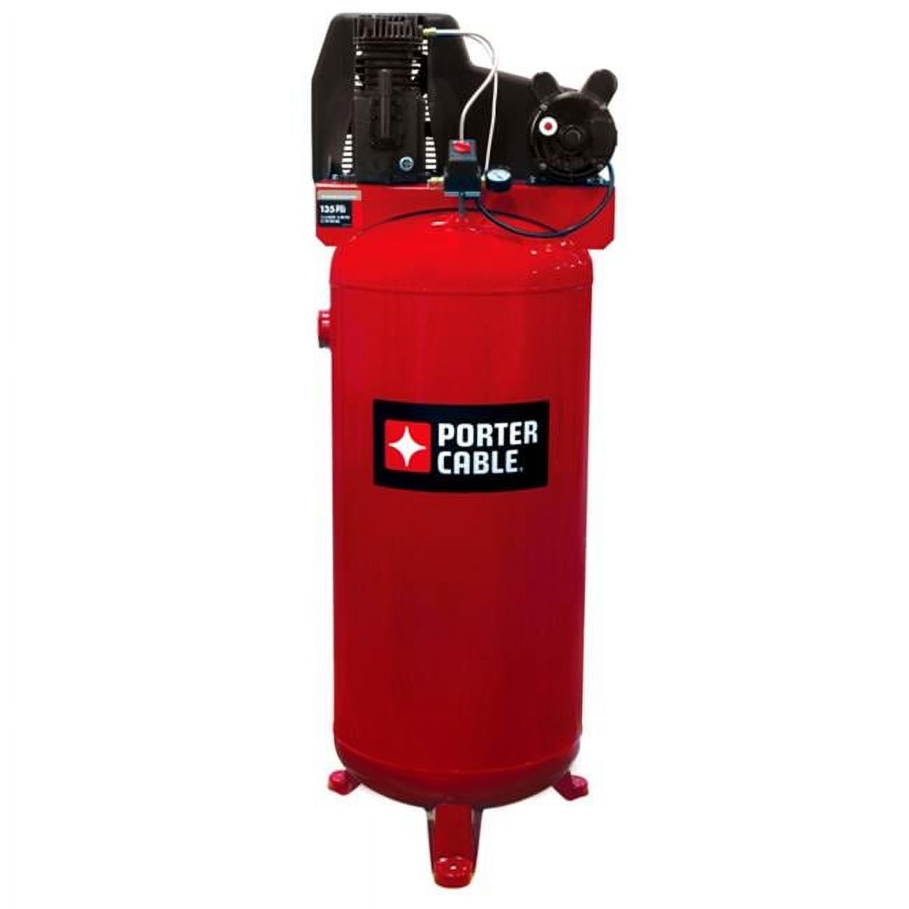 60-Gallon Single Stage Stationary Air Compressor, Red - Walmart.com