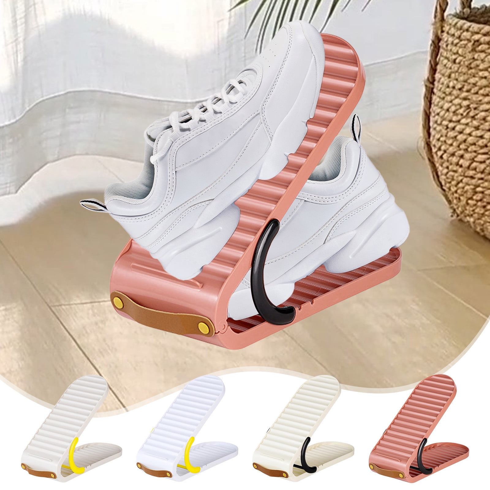 Up to 60% off Gifts Kcavykas Adjustable Shoe Storage Rack for Entryway ...