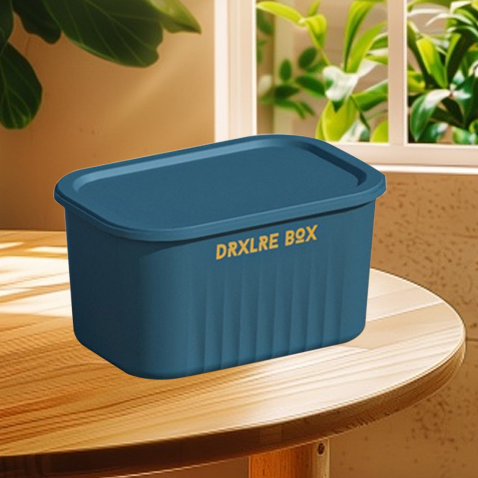 Up to 60% off Gifts Kcavykas Large Folding Plastic Storage Box with Lid, Stackable Transparent ...