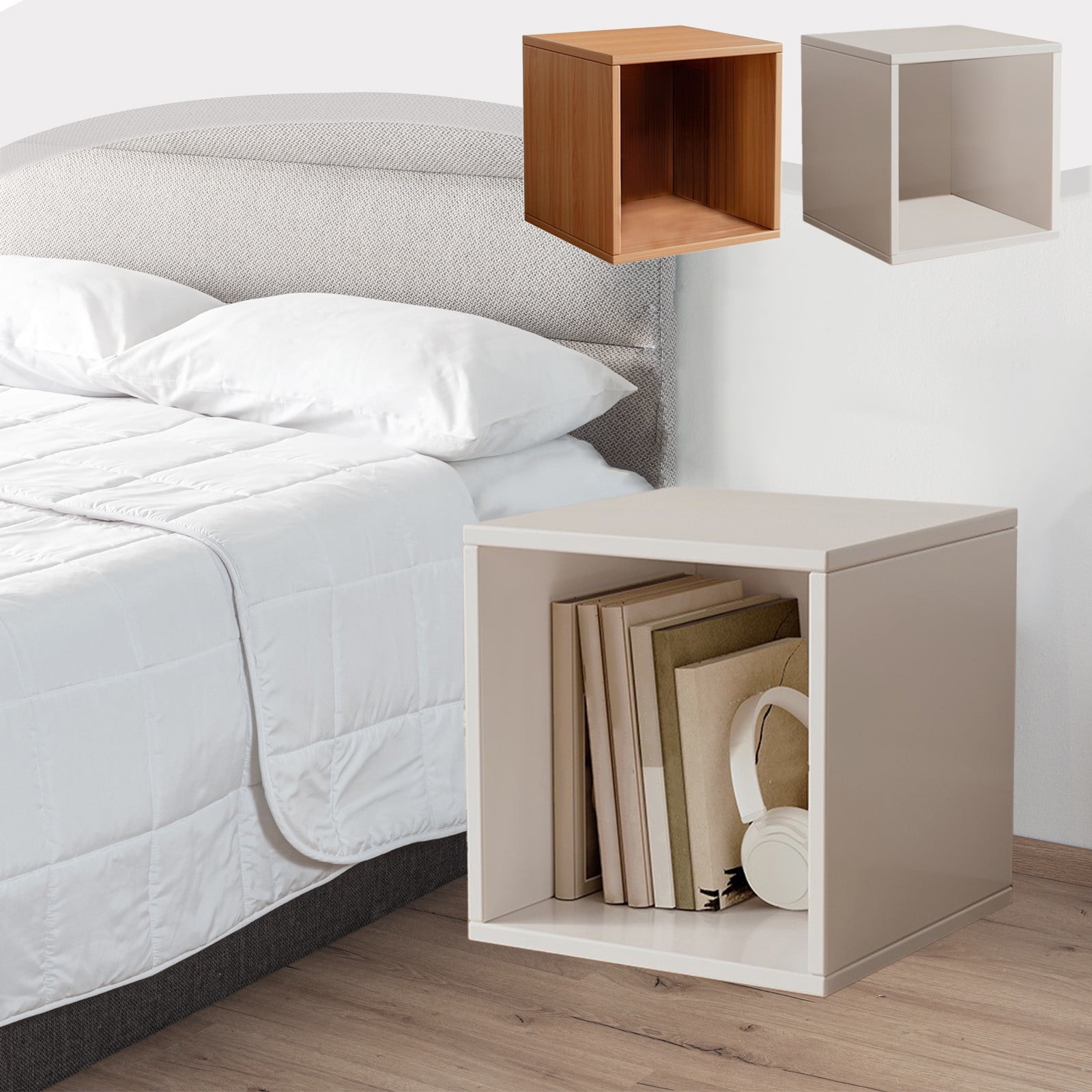 Up to 60% off Gifts Kcavykas Small Desktop Storage Cabinet with Doors ...