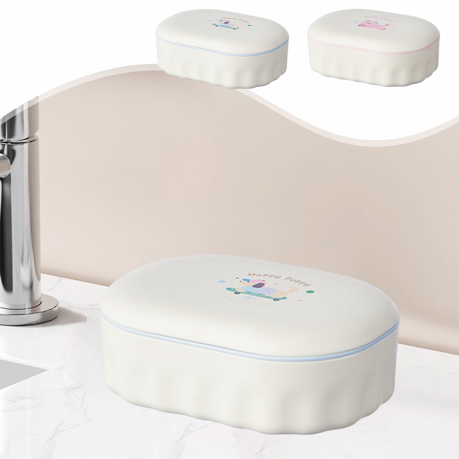 Up to 60% off Gifts Nsxcdh European Style Bathroom Soap Box with Lid ...