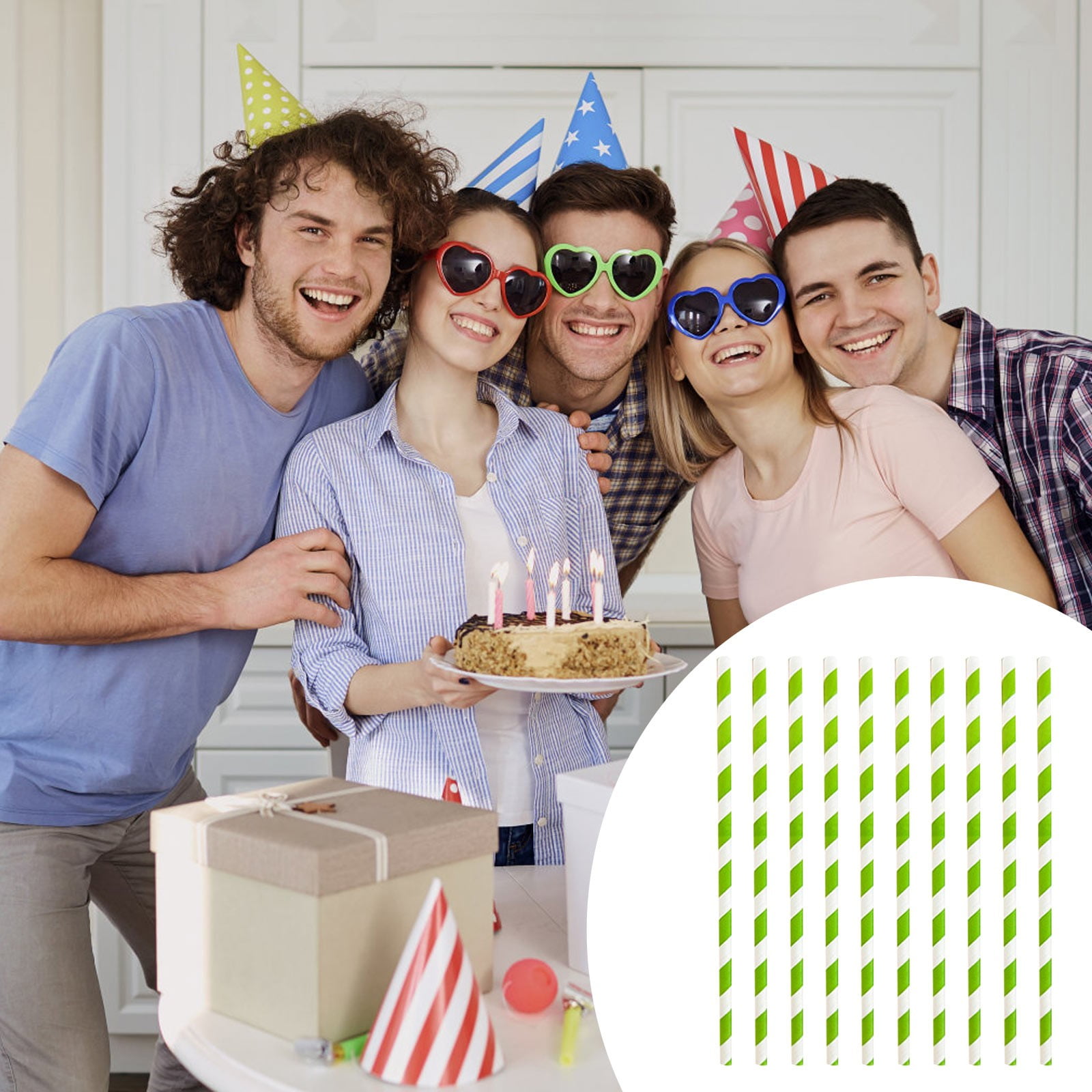 Up to 60% off Gifts Nsxcdh Happy Birthday Party Supplies Themed Dessert ...