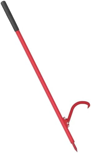 60" Handle Logger Peavey Tool - Hook Log Roller Tool for Turning Logs ...
