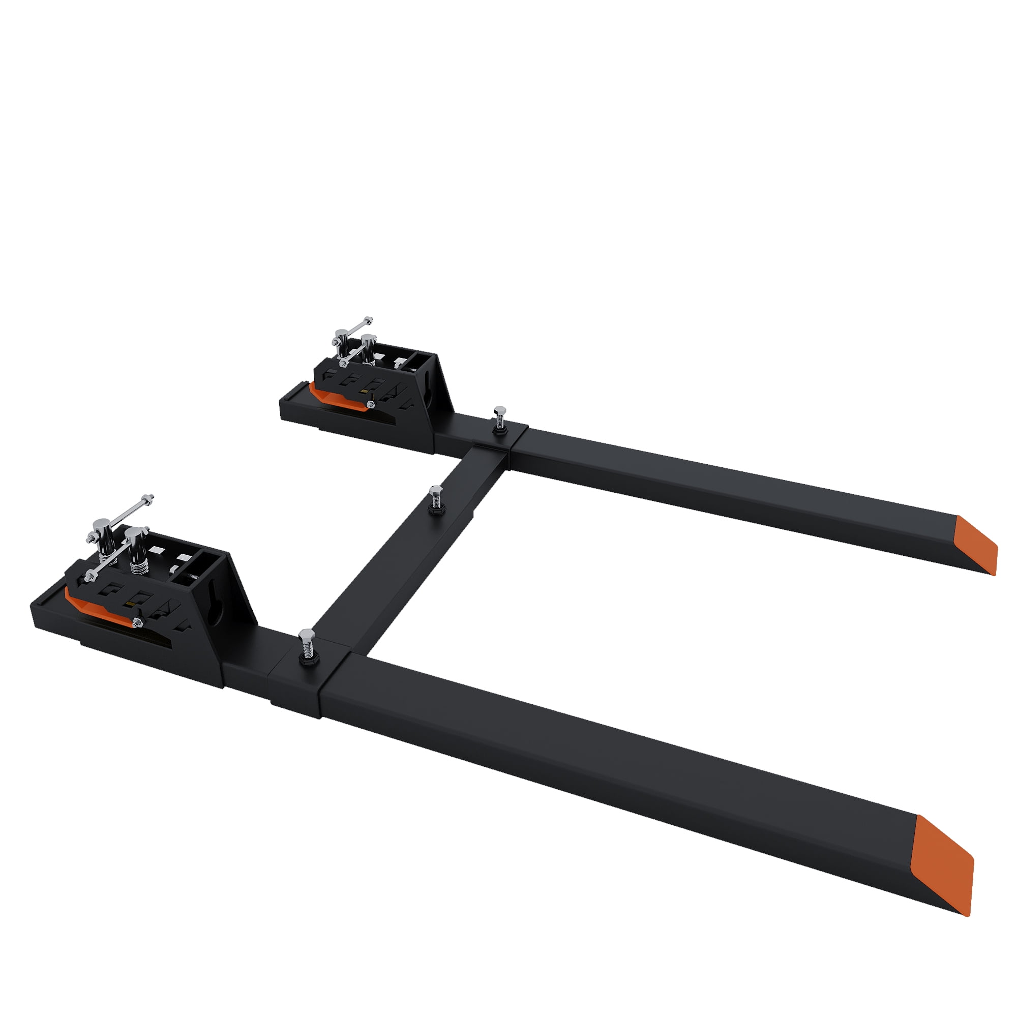 60" Heavy Duty Clip-On Pallet Fork with Adjustable Stabilizer Bar ,4000 ...
