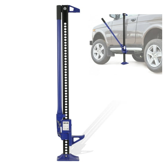 60" High Lift Farm Jack, Heavy-Duty Ratcheting Off Road Utility Jack, 3 ...