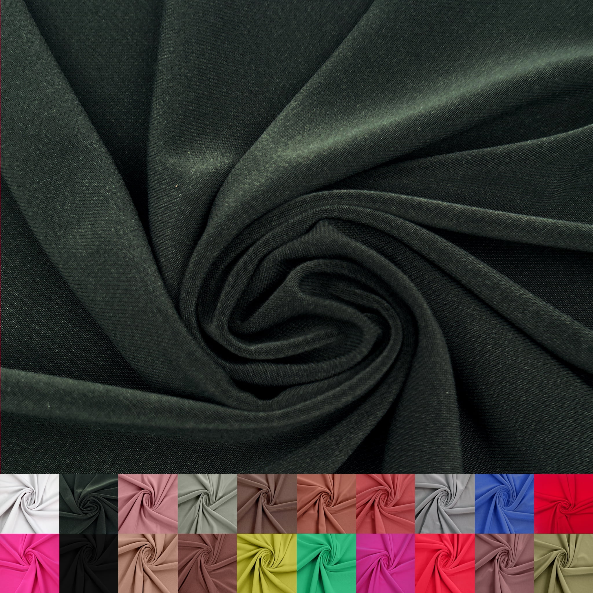 60" ITY Jersey Knit Fabric, 4-Way Stretch, Anti-Wrinkle, Polyester ...