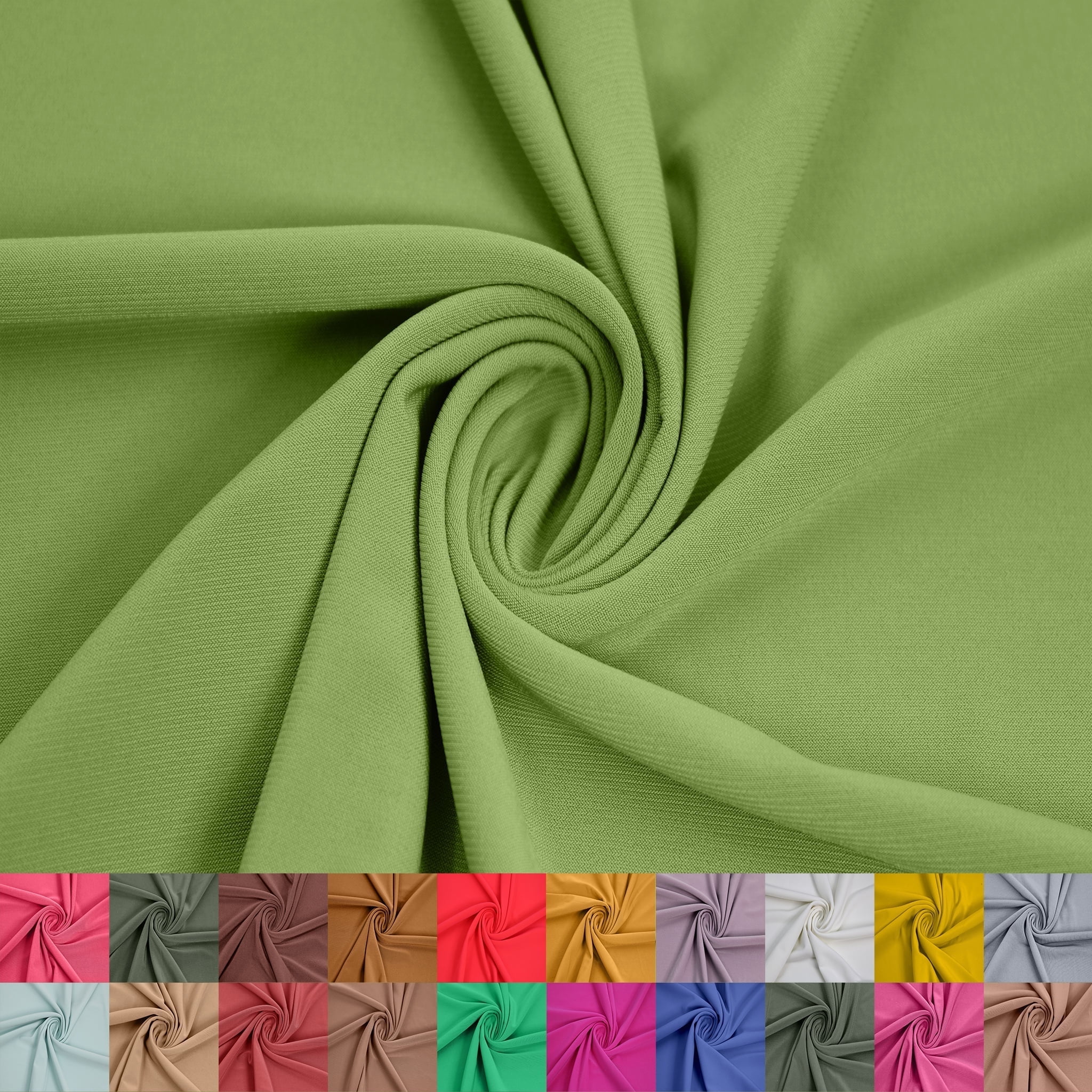 60" ITY Jersey Knit Fabric, 4-Way Stretch, Anti-Wrinkle, Polyester ...