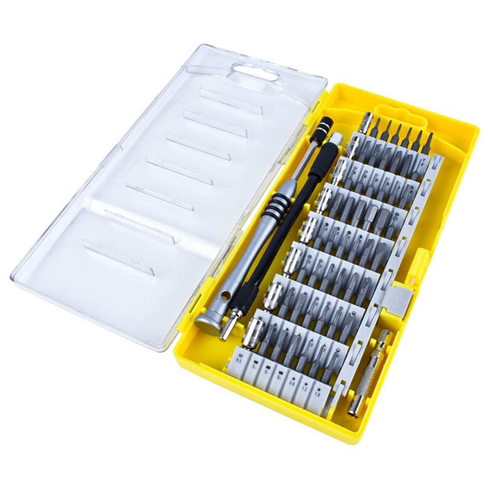 60 In Computer Repair Tools Electric Screwdriver Kit Sturdy Steel Set ...