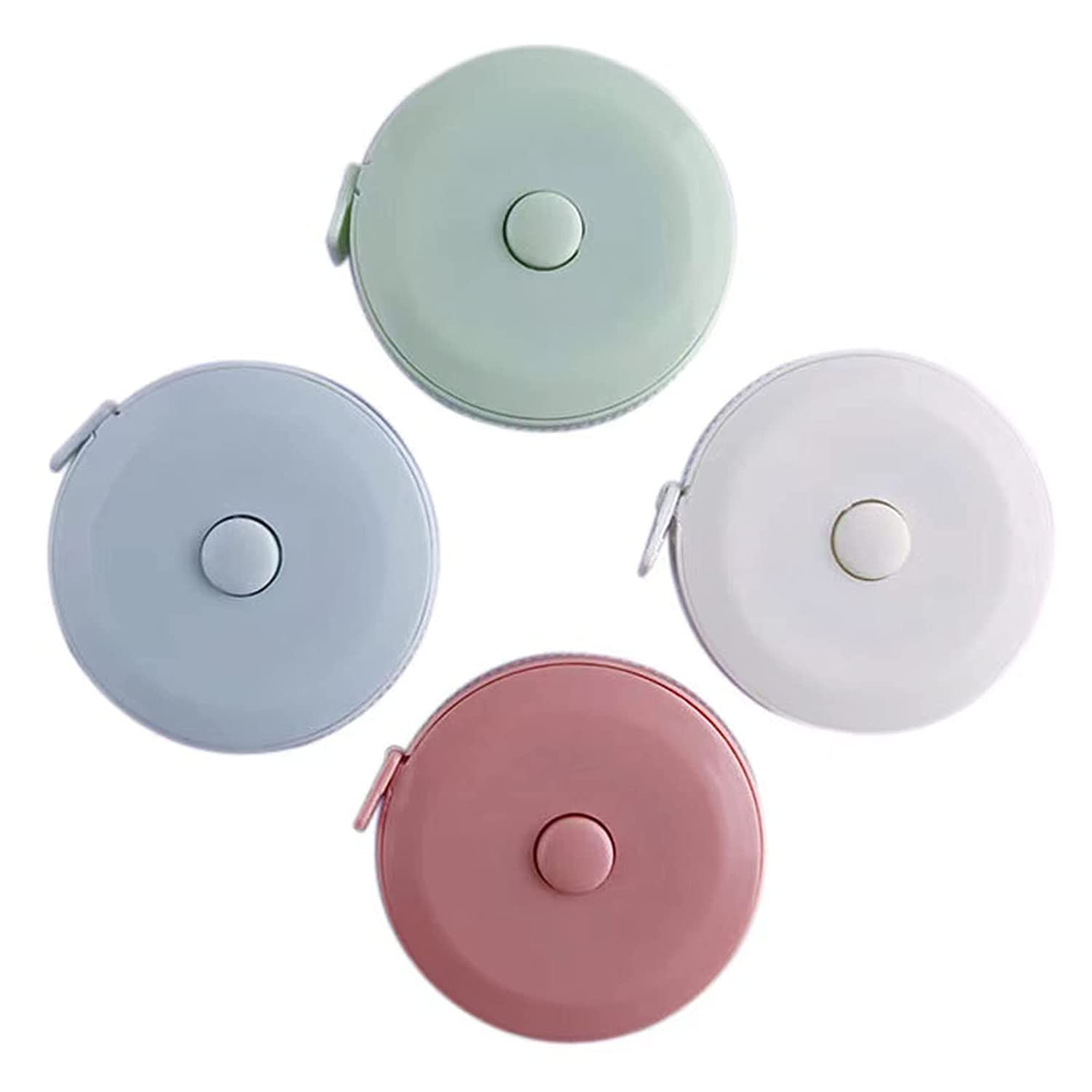 60-Inch 1.5 Meter Soft Retractable Mini Tape Measure for Body Measuring ...