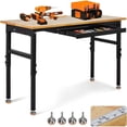 60 Inch 2000 LBS Heavy Duty Fixed Leg Workshop Workbench - Walmart.com