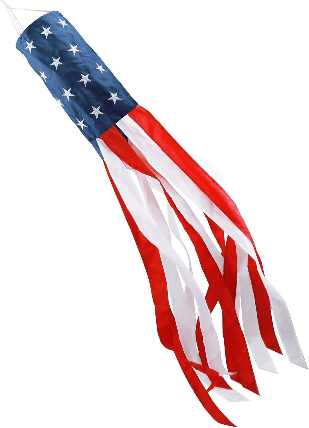 60 Inch American Windsock Heavy Duty,Patriotic Fourth of July Outdoor ...
