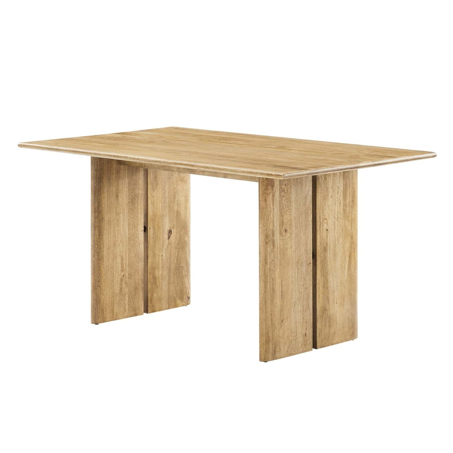 60 Inch Dining Table, Brown Oak, Wood, Rectangular, Kitchen Cafe Bistro ...