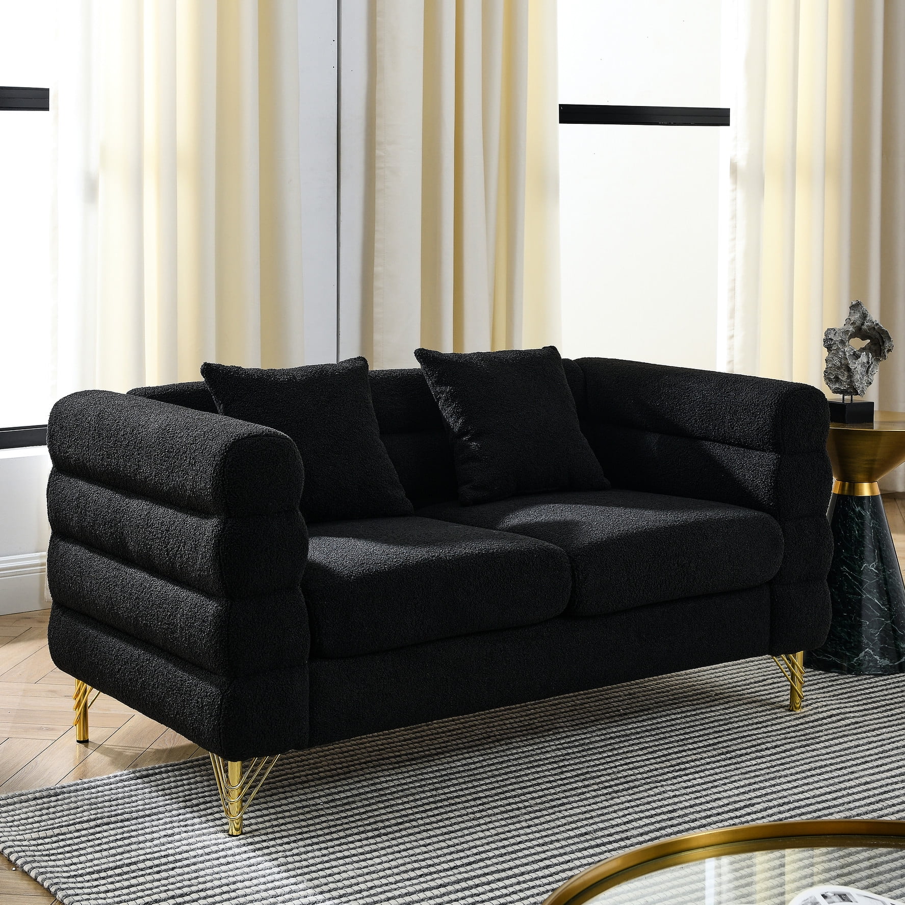 60-Inch Fabric - Streamline Modern Design - Primary Living Space - Fast ...