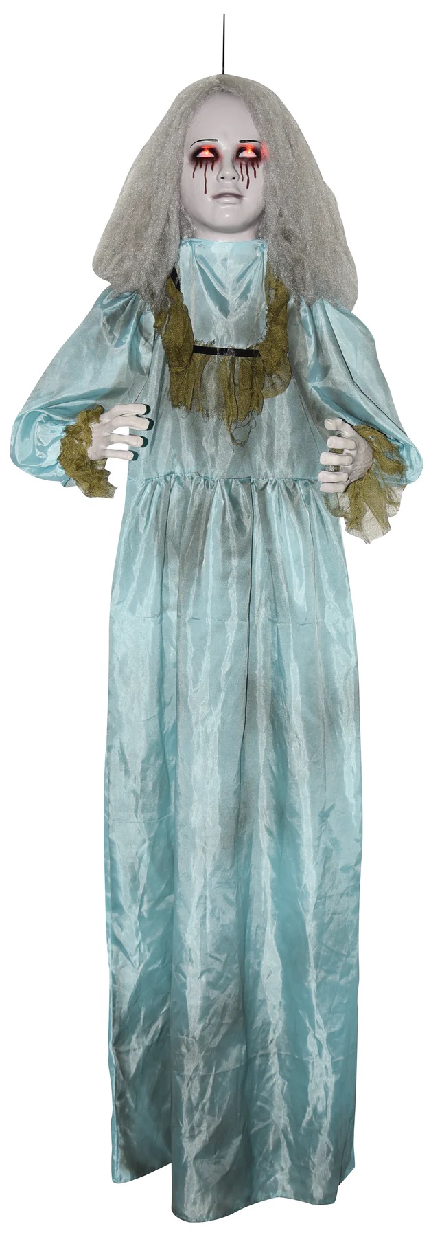 60 Inch Hanging Lady Animated Light-up & Sounds Creepy Doll Halloween ...