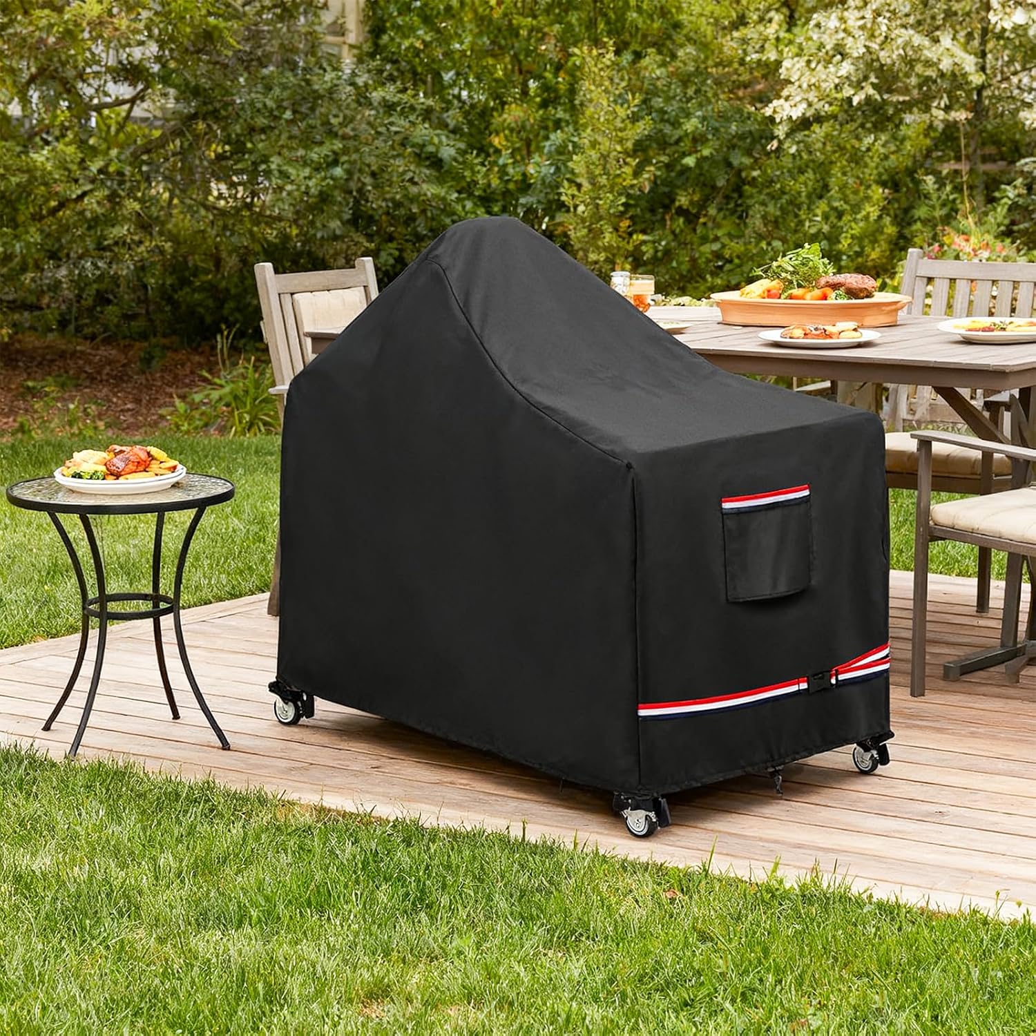 60 Inch Large Green Egg Big Grill Table Cover, Kamado Ceramic BBQ Grill ...