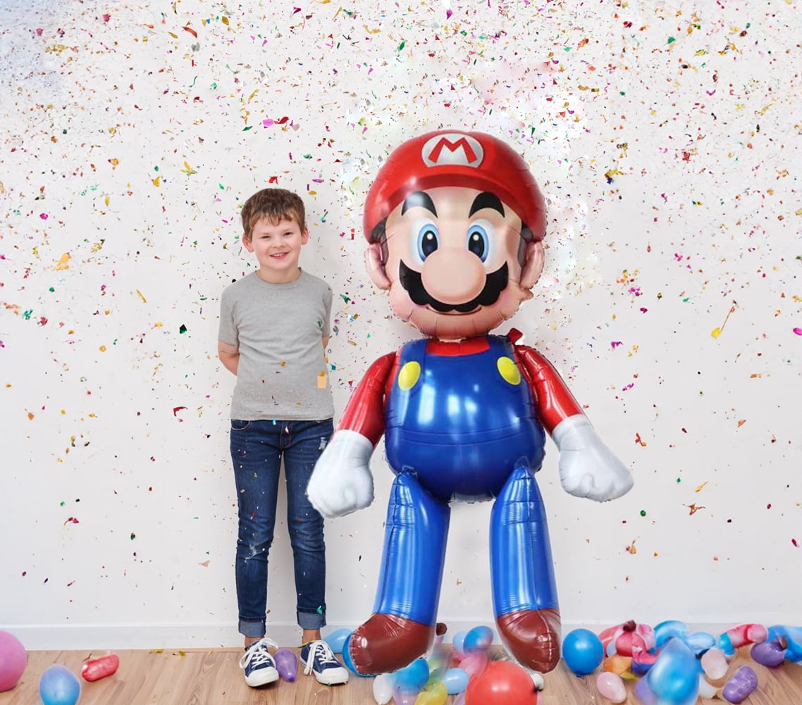 60 Inch Large Size Mario Balloon Game theme Birthday Party Balloon ...