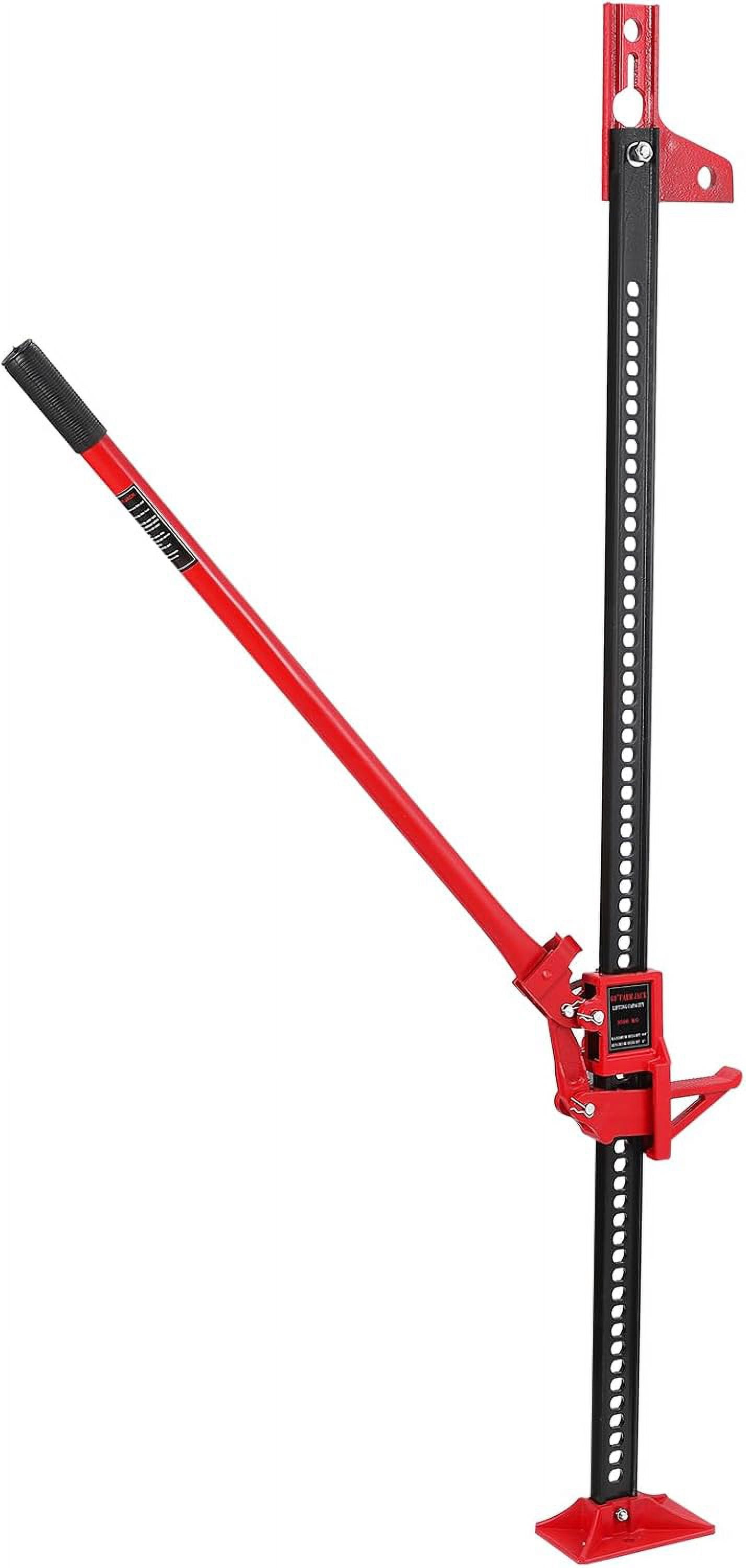 60-Inch Ratcheting Utility Farm Jack, 7000 lb Heavy-Duty Off-Road Lift ...