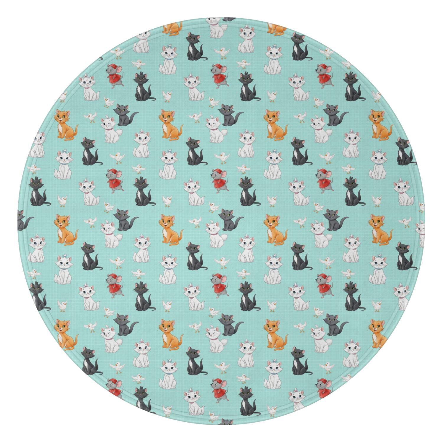 60 Inch Round Flannel Blanket for Adults & Kids, Soft, Cozy ...