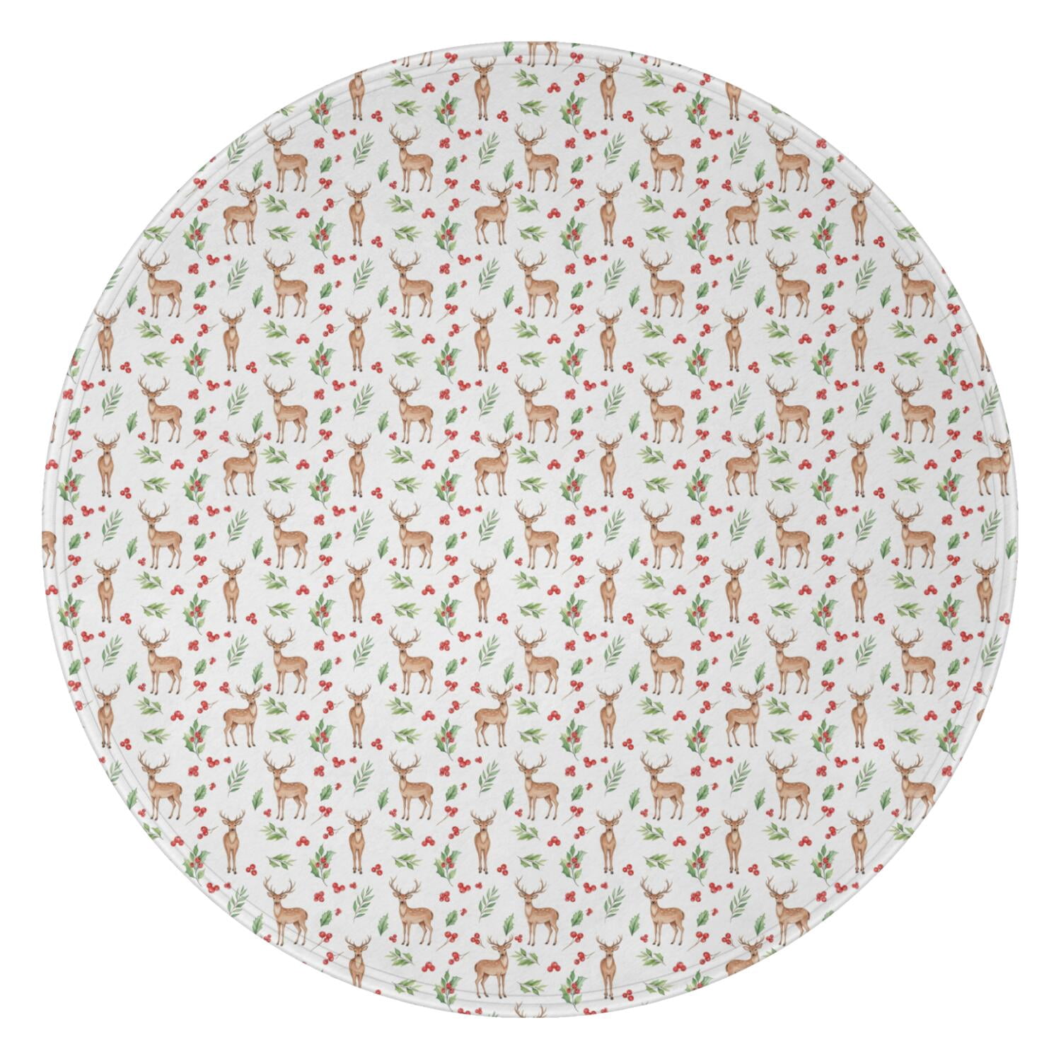 60 Inch Round Flannel Blanket for Adults & Kids, Soft, Cozy ...