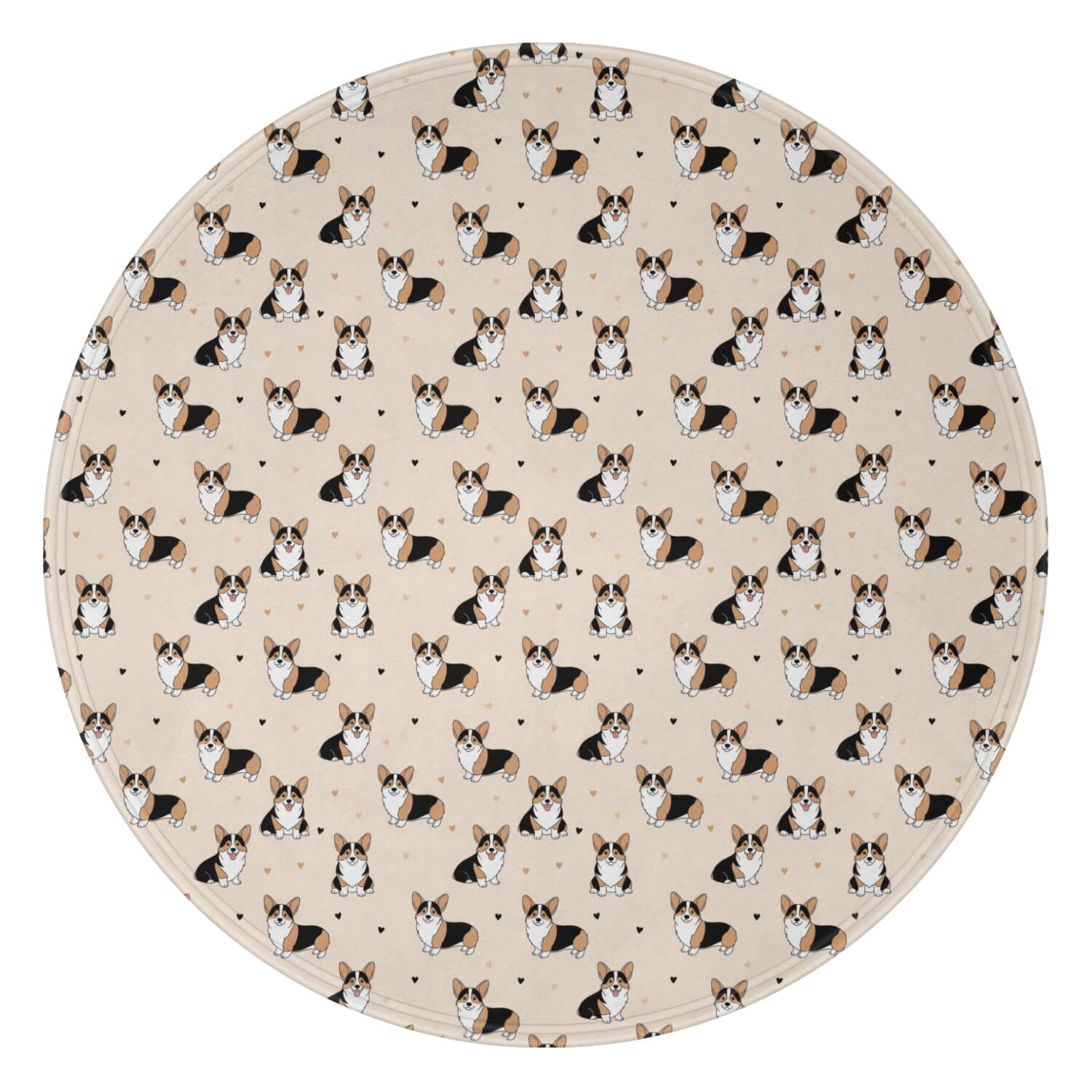 60 Inch Round Flannel Blanket for Adults & Kids, Soft, Cozy ...