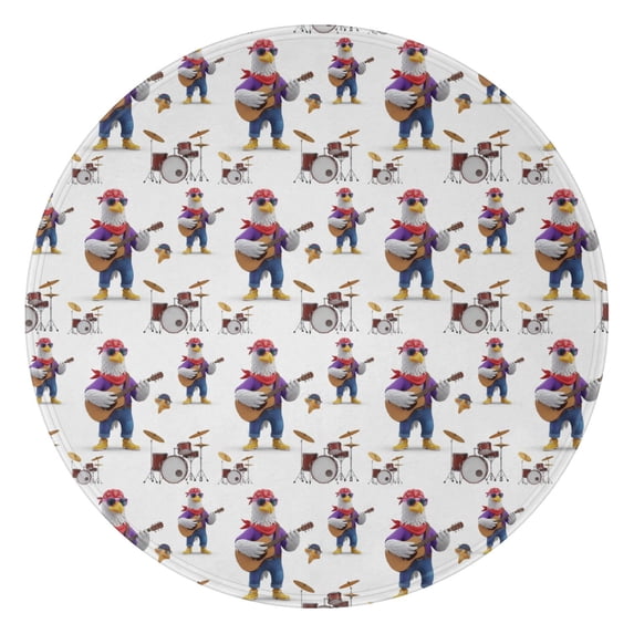 60 Inch Round Flannel Blanket for Adults & Kids, Soft, Cozy ...