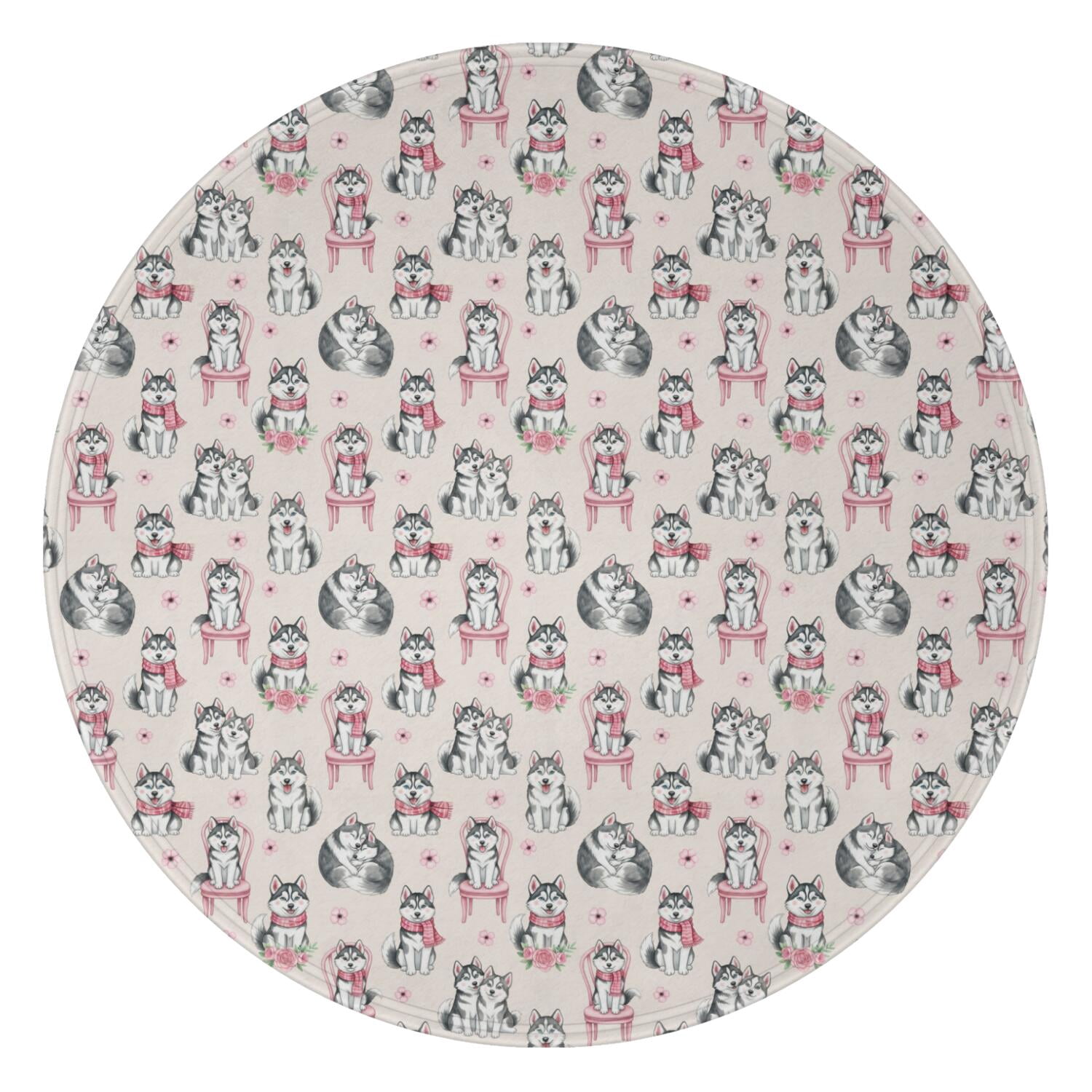 60 Inch Round Flannel Blanket for Adults & Kids, Soft, Cozy ...