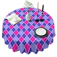 60 Inch Round Lace Tablecloth Water Resistant Washable, Elegant ...