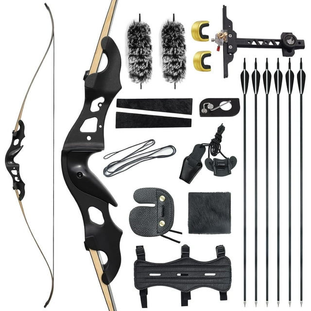 60 Inch Takedown Recurve Bows 20-55 Lbs Hunting Bows for Adults Right ...