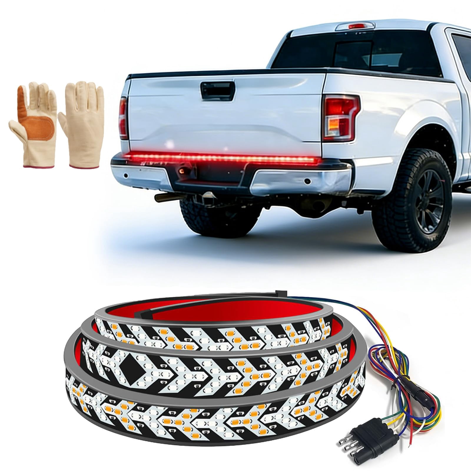 60 Inch Truck Tailgate Strip Light LED Bar Signal Break Reverse, 2026 ...