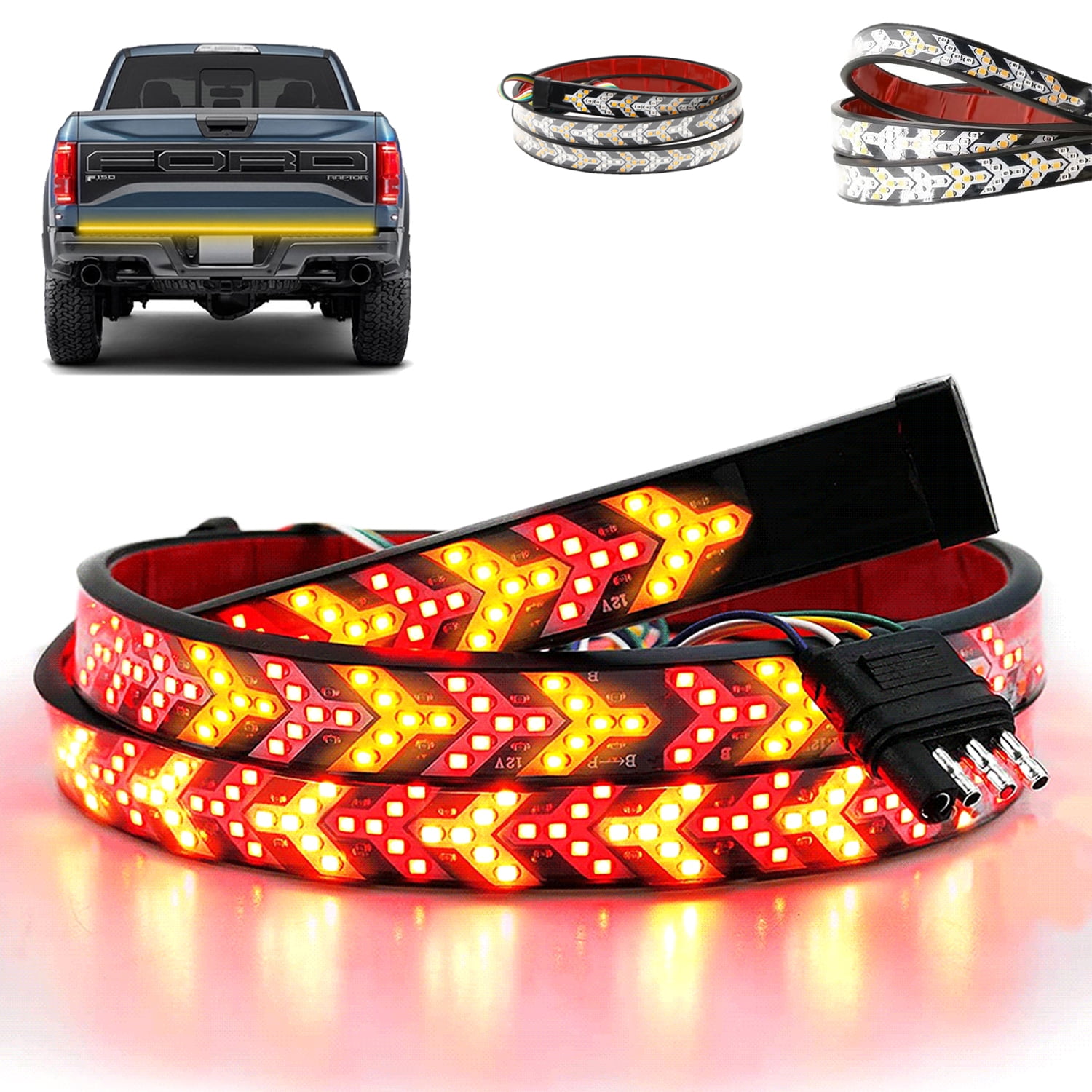 60 Inch Truck Tailgate Strip Light LED Bar Signal Break Reverse ...