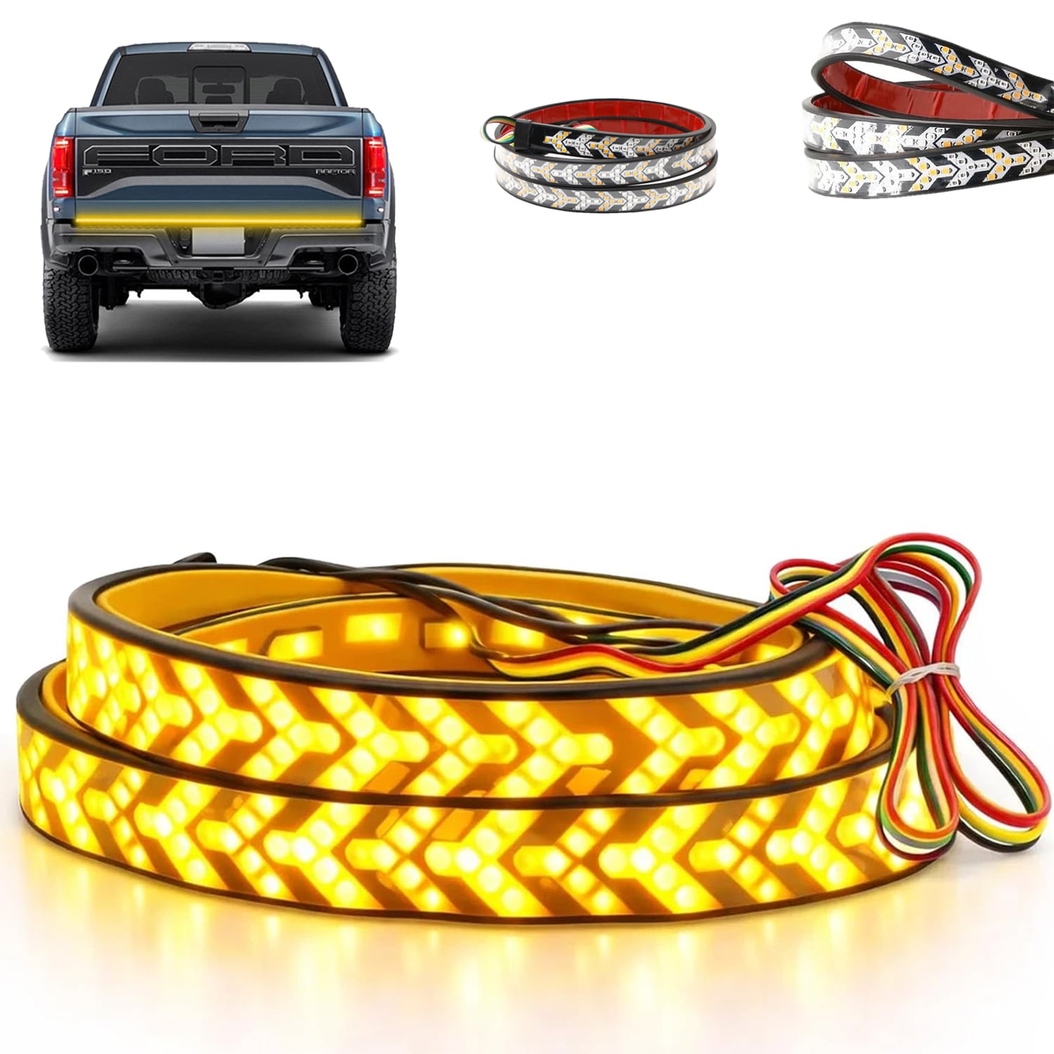 60 Inch Truck Tailgate Strip Light LED Bar Signal Break Reverse ...