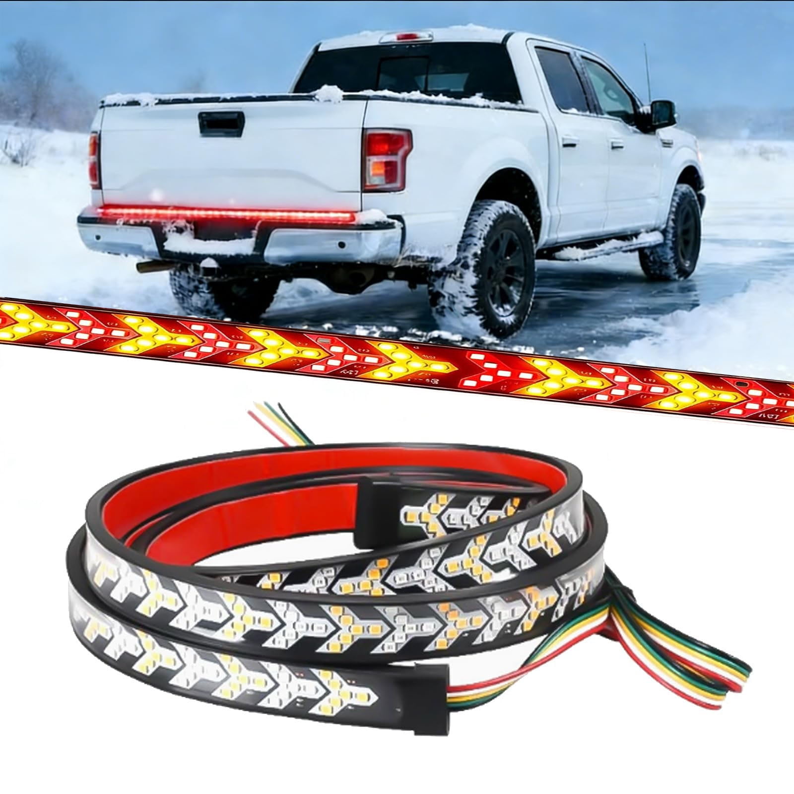 60 Inch Truck Tailgate Strip Light Led Bar, Led Tailgate Light Bar ...