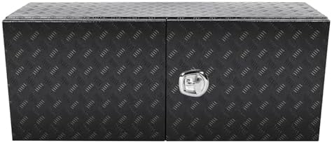 60 Inch Underbody Truck Box Aluminum with Barn Door,60" x 18" x 24 ...