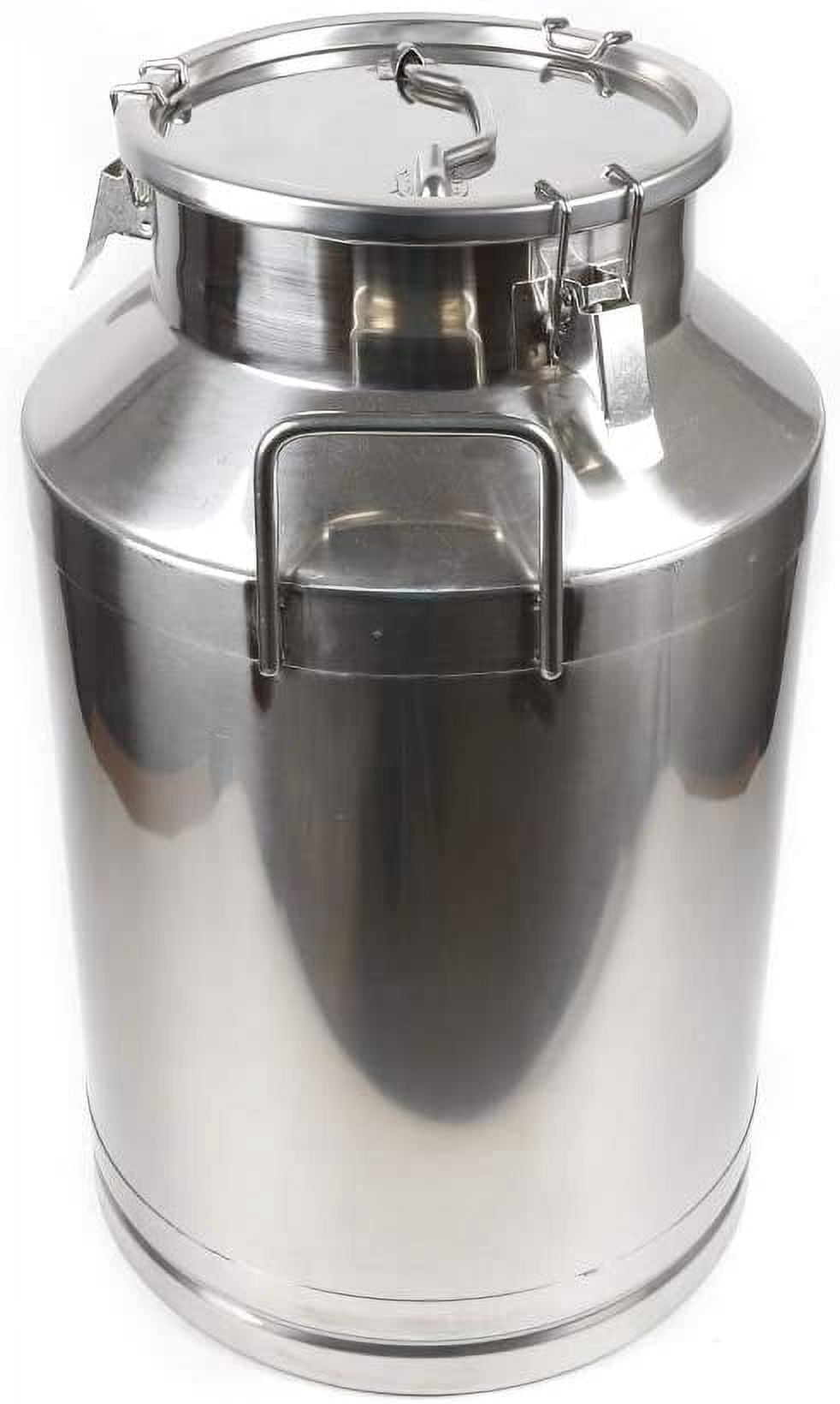 60 L /15.8 Gallon 304 Stainless Steel Milk Can Jug, Heavy Duty Milk ...