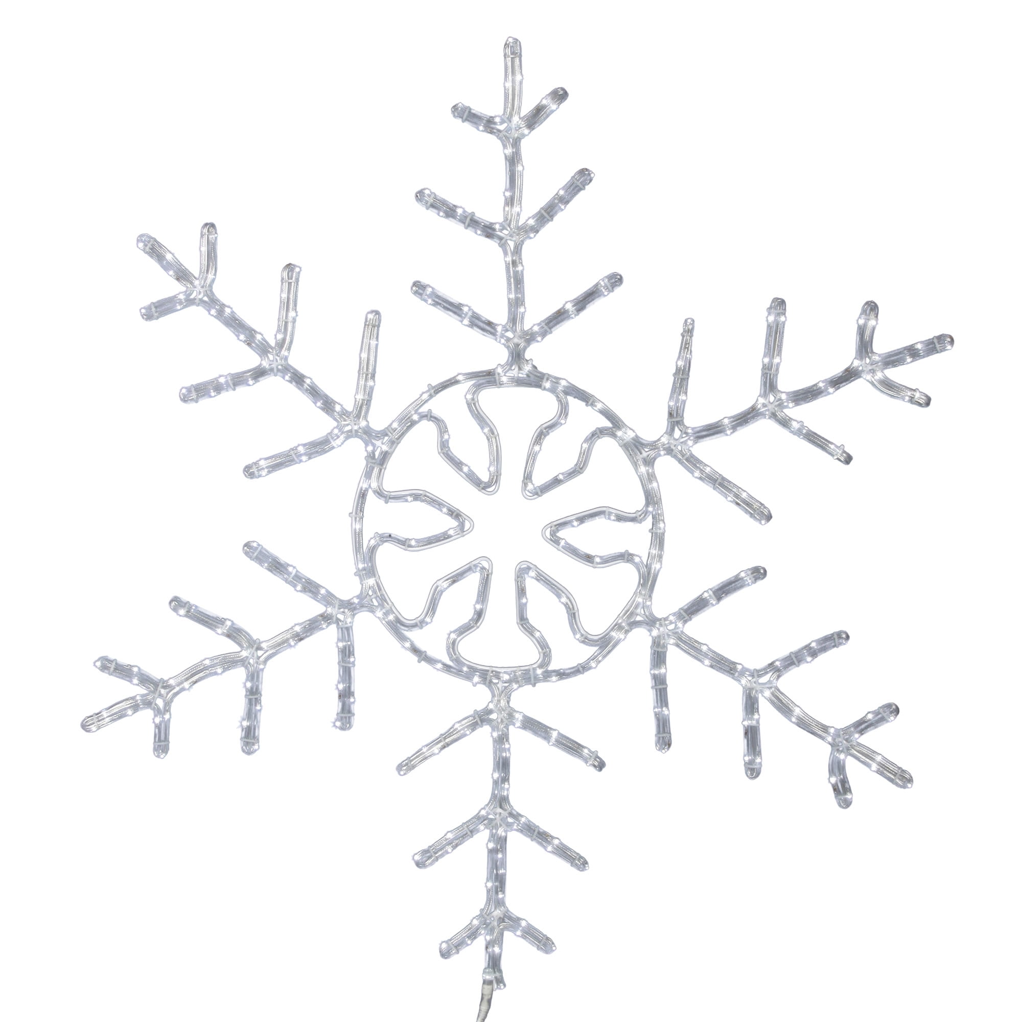 60" LED 400Lt PureWht Forked Snowflake - Walmart.com
