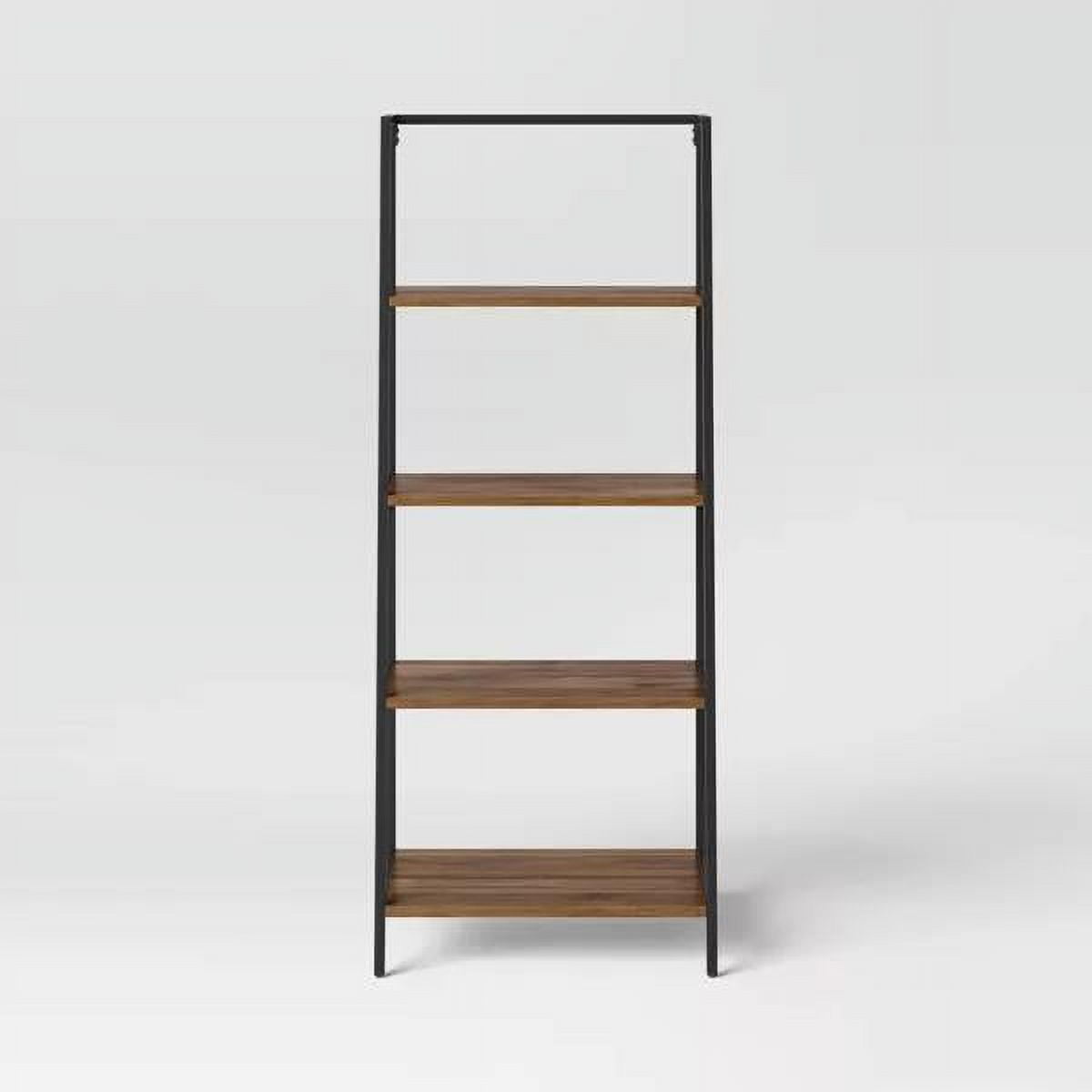 60" Loring 4 Shelf Trestle Bookshelf Walnut - Threshold™ - Walmart.com
