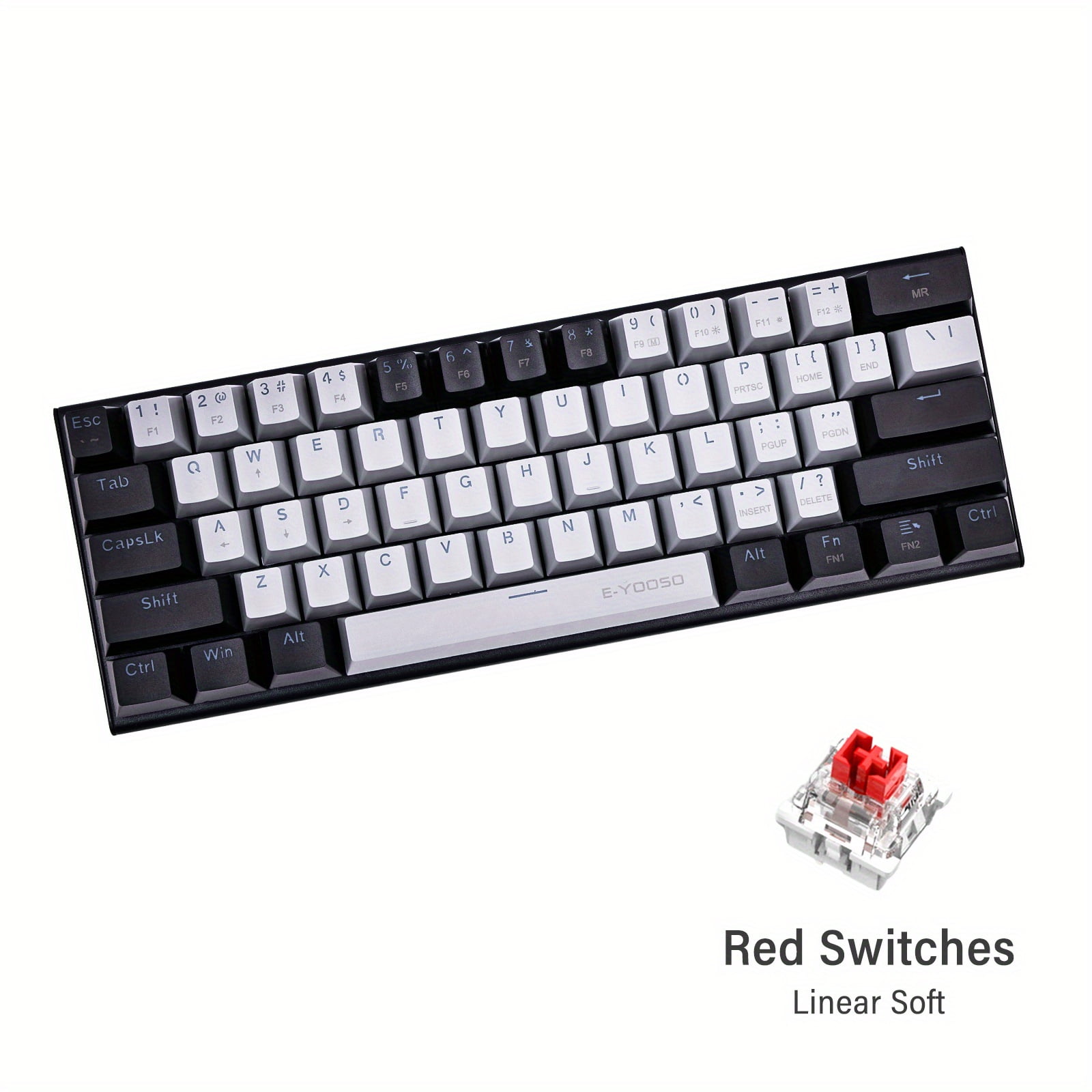 60% Mechanical Keyboard: Experience Ultra-Compact Gaming with LED ...