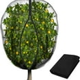 60 Mesh Garden Netting Bags with Zipper Drawstring for Fruit Trees and ...
