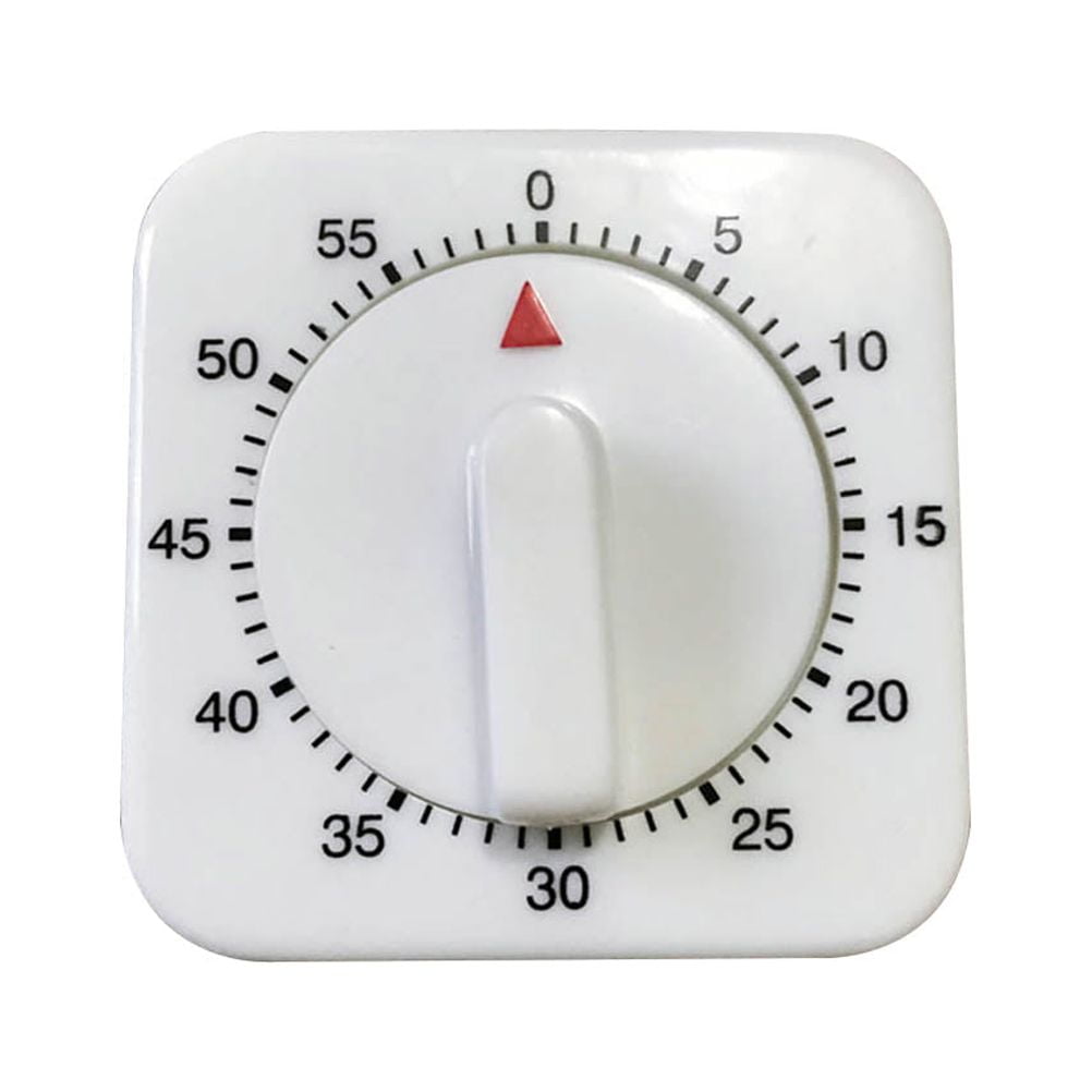 60 Minute Full Machinery Timer Operated Shape Kitchen Timers White ...